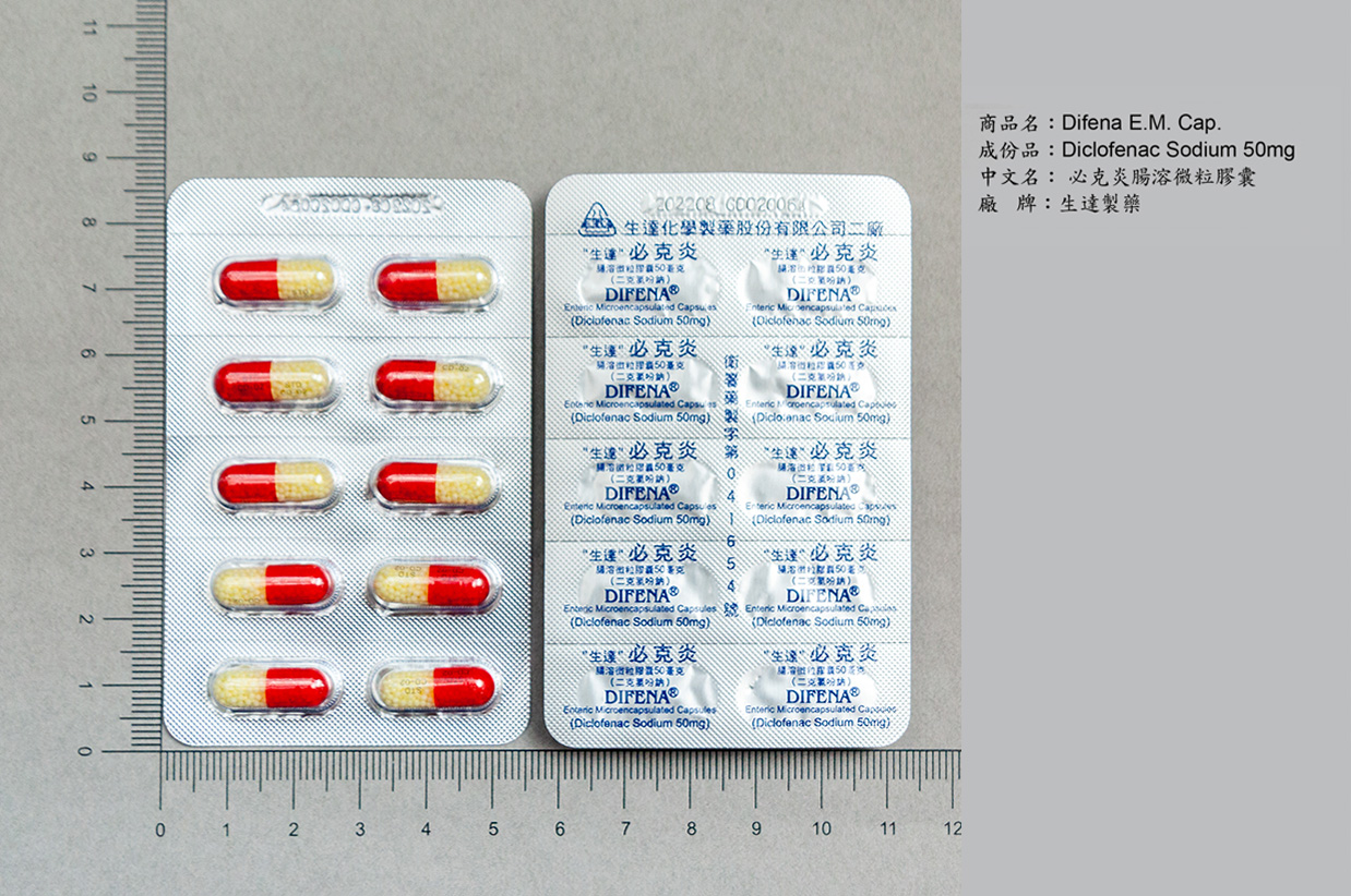必克炎 腸溶微粒膠囊--西藥製藥-生達化學製藥